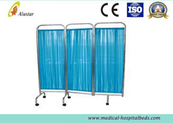 Durable Steel Frame 3 Folding Hospital Privacy Screens PVC Medical ...