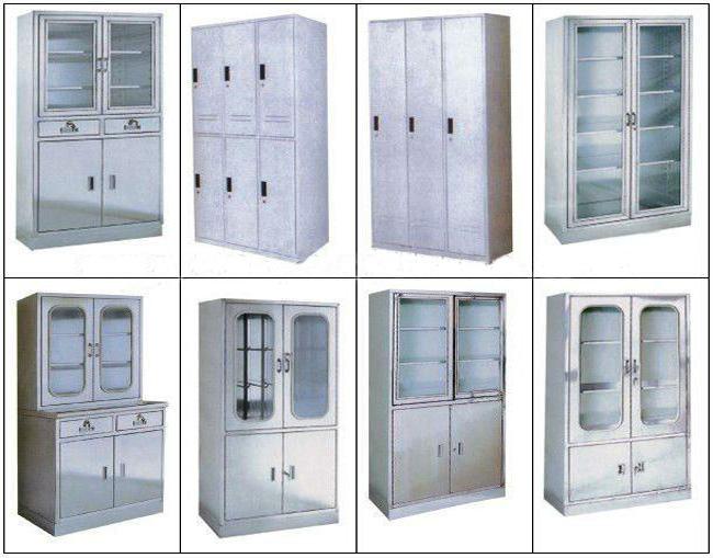 Steel Or Iron Hospital Bedside Cabinet Wardrobe Cabinet With Locks ...