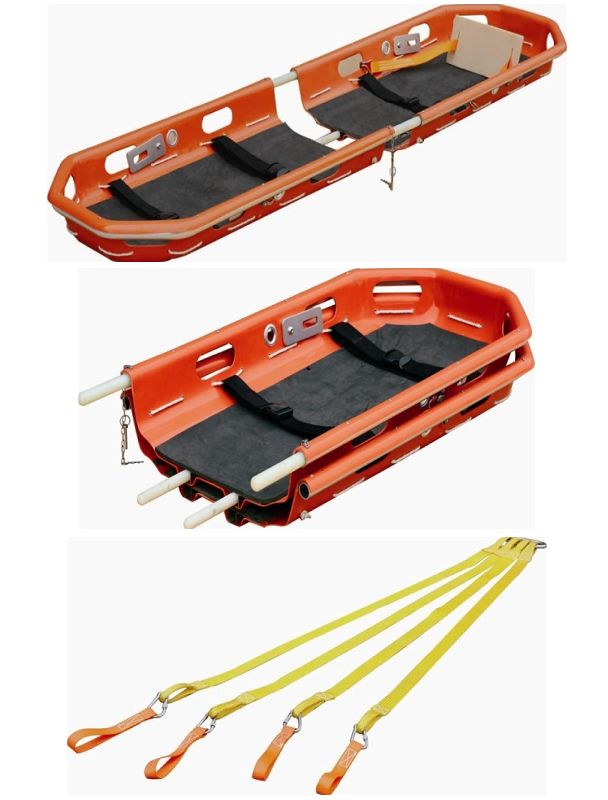 Fire-Proof Folding Basket Stretcher For Helicopter Rescue Emergency ...