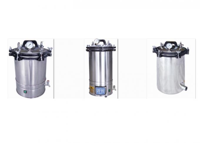 24 Liters Autoclave Sterilization Pot Portable Pressure Steam ...