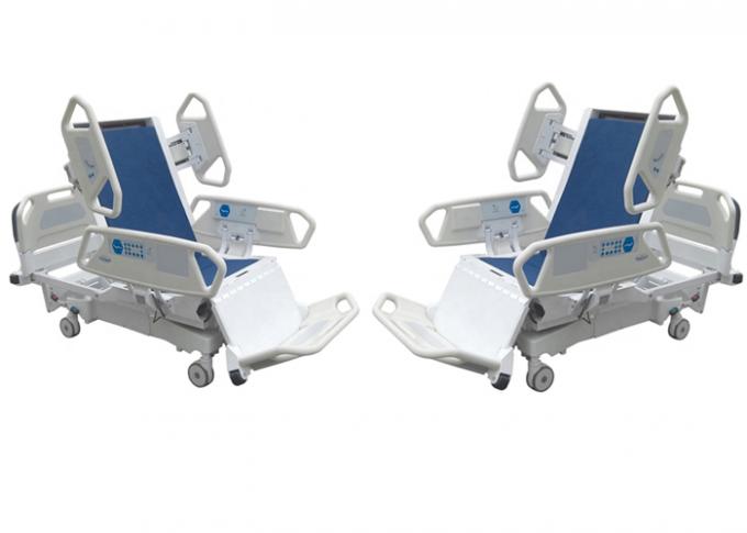 Full Hospital Electric Beds With Eight Functions , White CPR Function Bed