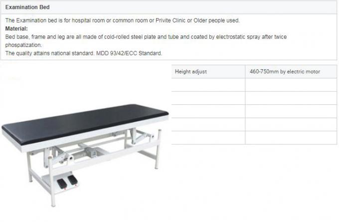 Doctor Electric Examination Bed For Clinic Exam Height Adjustable by Motor