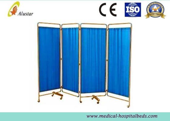 Stainless Steel 4 Panel Hospital Privacy Screen, Ward Room Hospital ...